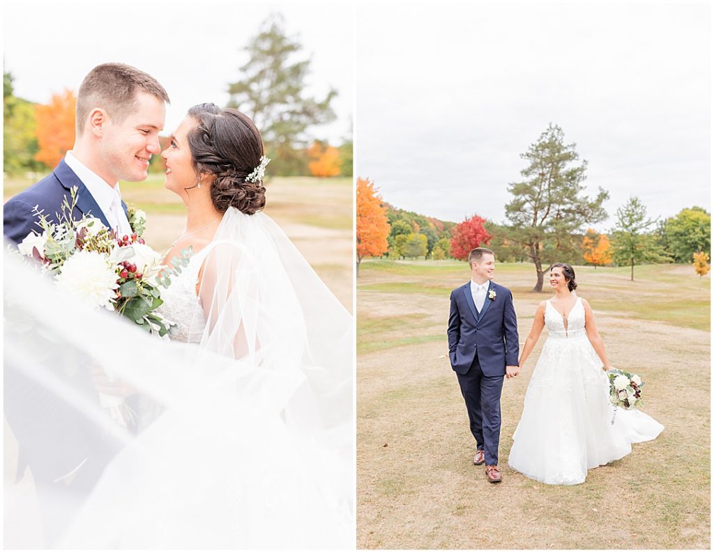 Navy Fall Wedding at the Bartlett Country Club ...