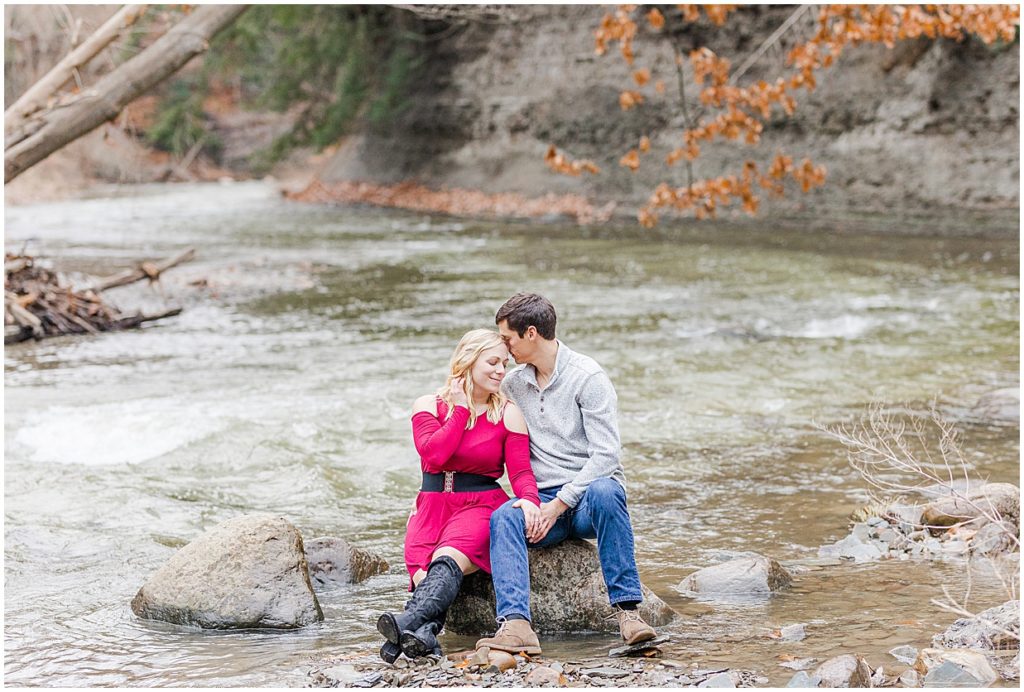 Wintertime Engagement Session at Asbury Woods, Erie, PA ...