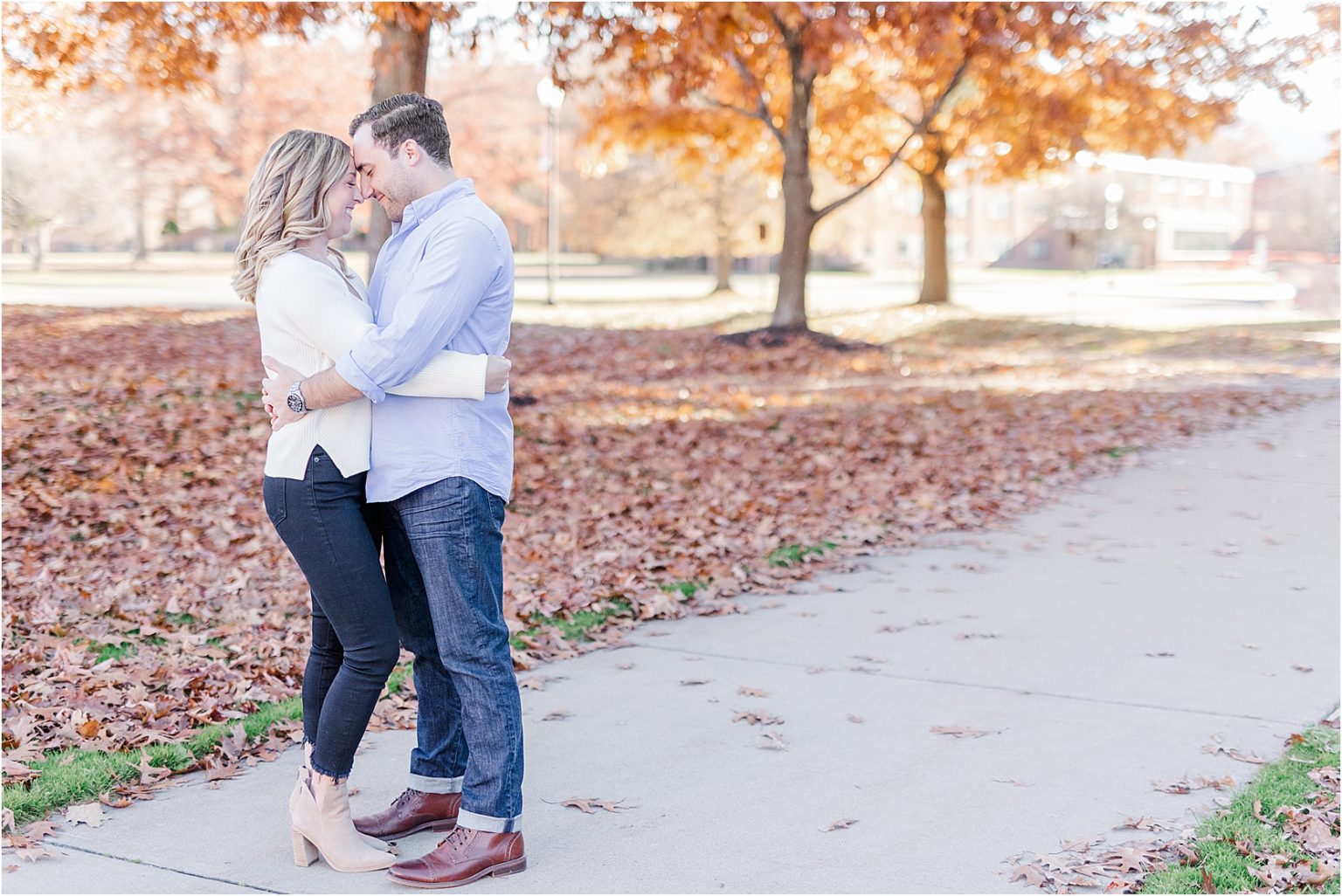 St. Bonaventure Fall Engagement - elizabethbehanphotography.com