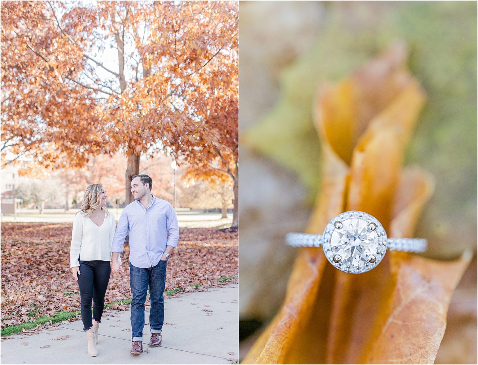 St. Bonaventure Fall Engagement - elizabethbehanphotography.com