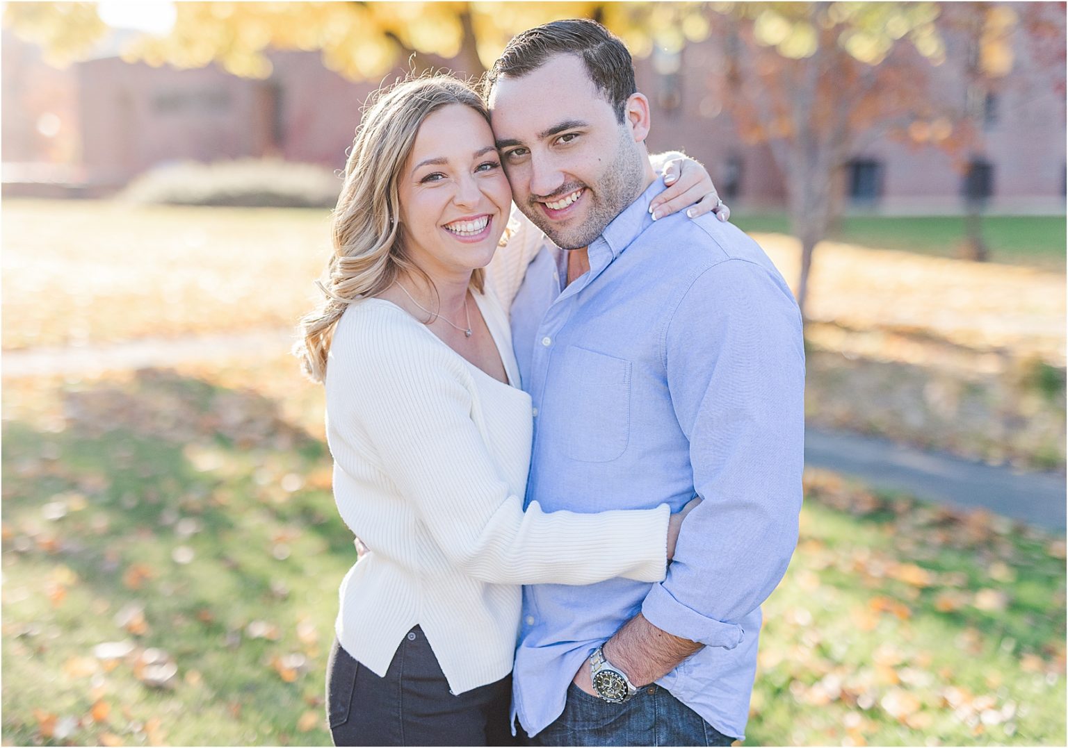 St. Bonaventure Fall Engagement - elizabethbehanphotography.com