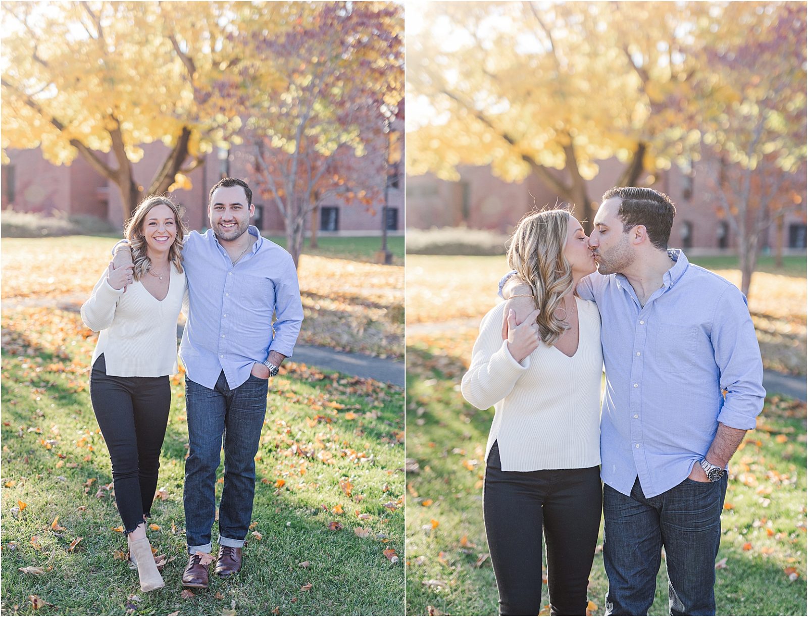 St. Bonaventure Fall Engagement - elizabethbehanphotography.com