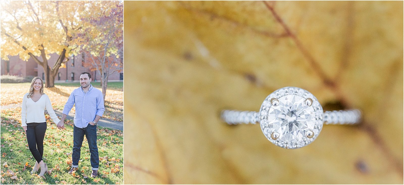 St. Bonaventure Fall Engagement - elizabethbehanphotography.com